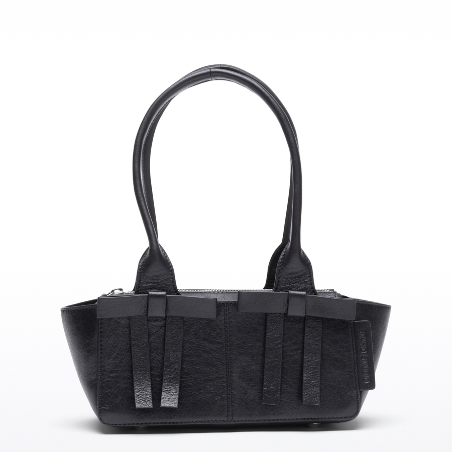 STAND STUDIO | Lexi Bag - Shiny Lamb Leather - Black - Womens - STAND ...